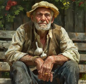 hy do the french wear garlic around their neck